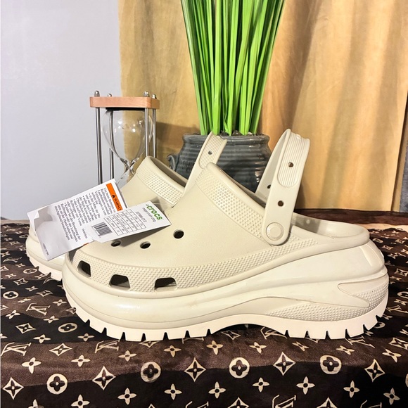 CROCS | Shoes | Crocs Mega Crush Clog In Cream | Poshmark
